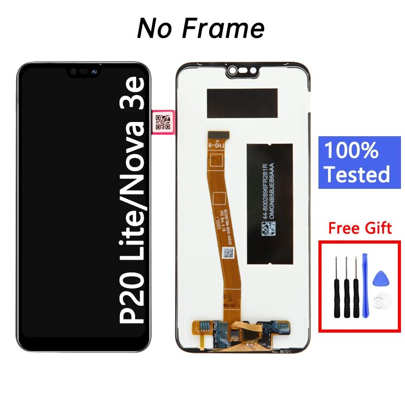 Дисплей LCD Для Huawei P20 Lite / Nova 3e, Сенсорный Экран 1920x1080 IPS, Дигитайзер Для Мобильного Телефона Huawei