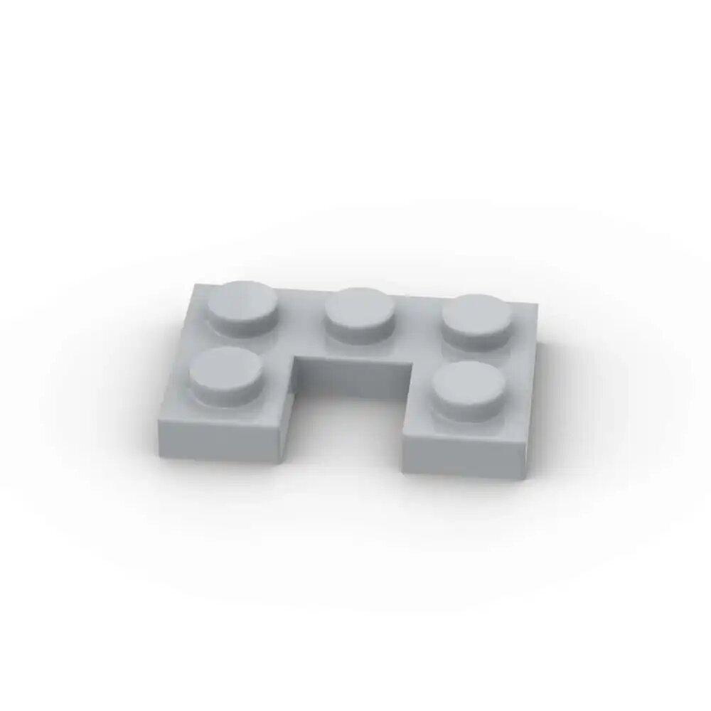 Серый LEGO Brick 2x4 с вырезом, Color: 194-light grey