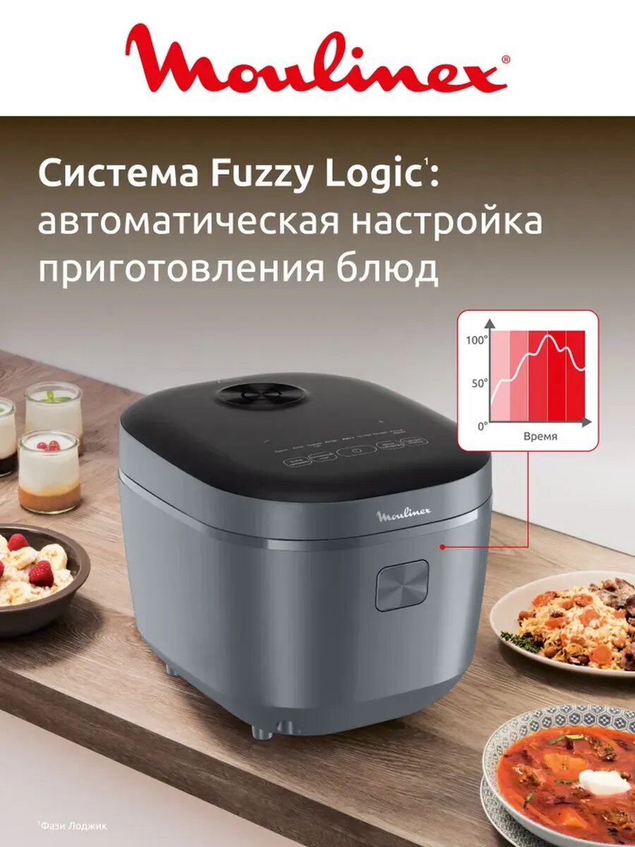 Мультиварка Easy Cook MK623CF2, 750 Вт, 10 программ, 4 л — фото 1