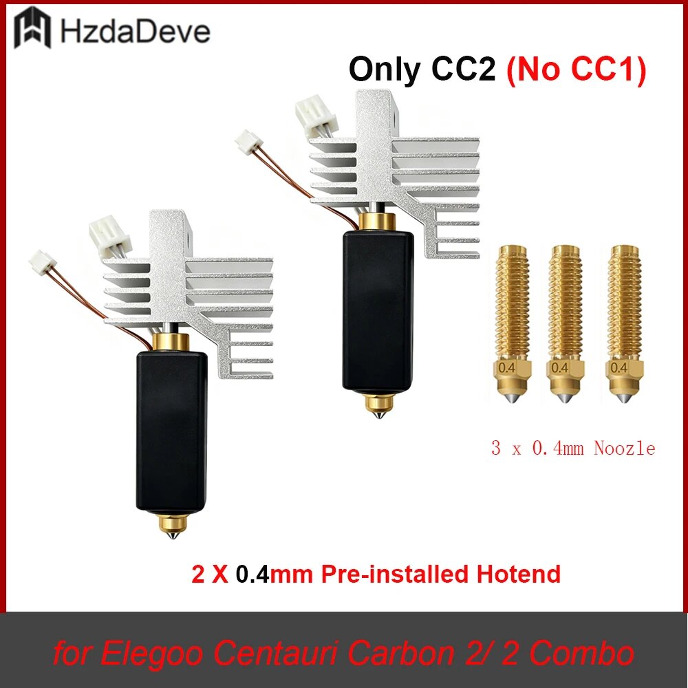 Комплект хотэнд HzdaDeve для Centauri Carbon 2/2 Combo 0.4 1PK PZ1