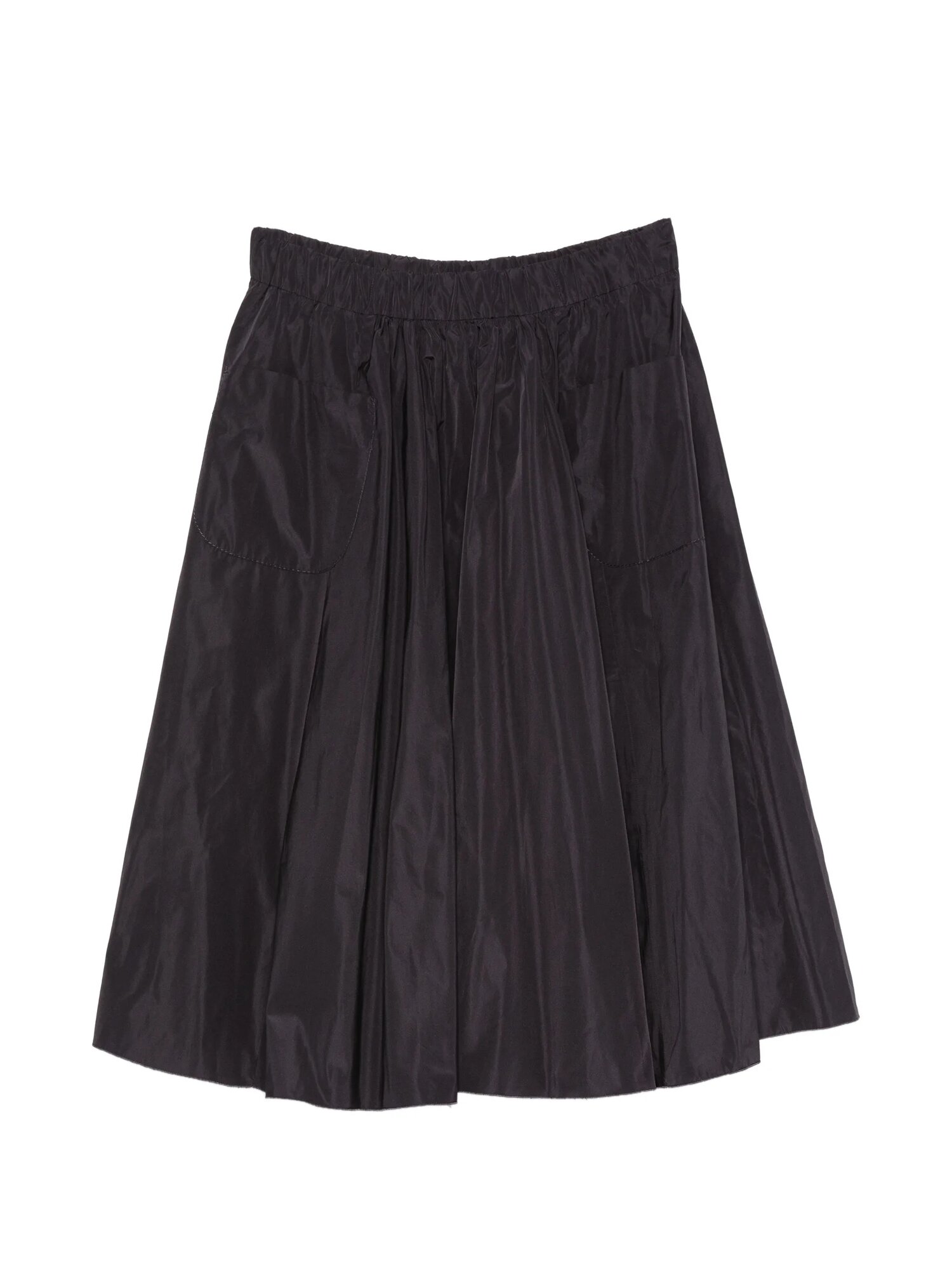 Юбка Patch-pocket gathered midi skirt