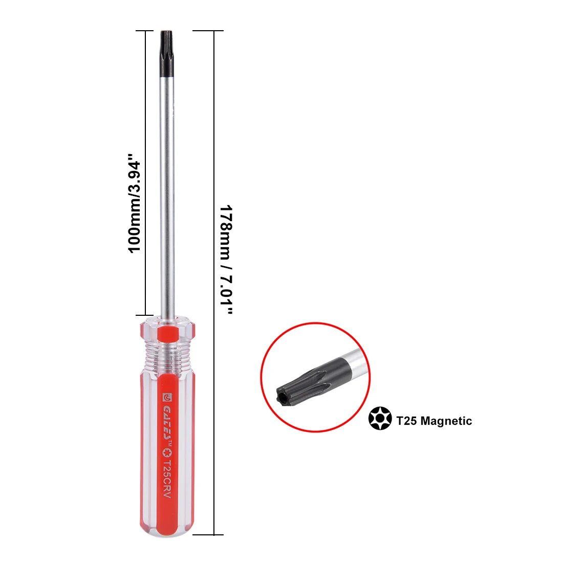 T30/T27/T25/T20/T15/T10/2.6mm Precision Magnetic Screwdriver Torx Screwdriver Phone Repair Tools Hand Tools Cr-V Steel Shaft