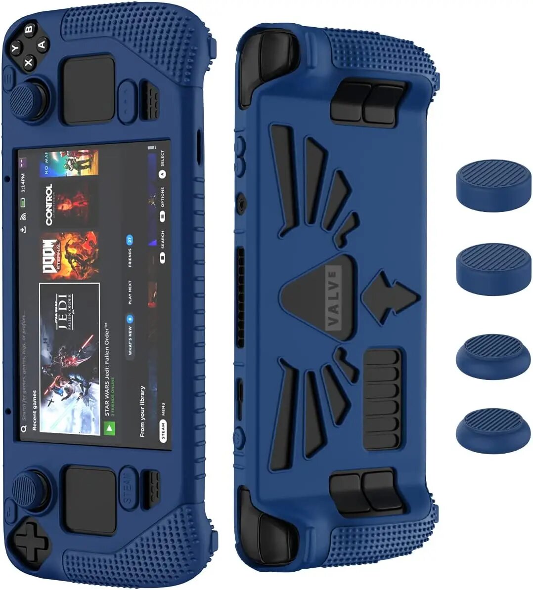 8Bitdo защитный чехол для Steam Deck Синий, S4 Blue