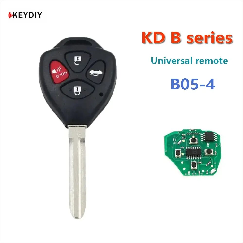 Keydiy 4 кнопки KD B05-4 универсальный дистанционный ключ для Toyota Style для KD900 Kd-x2 KD Mini Key программатор серии B Автомобильный Дистанционный ключ