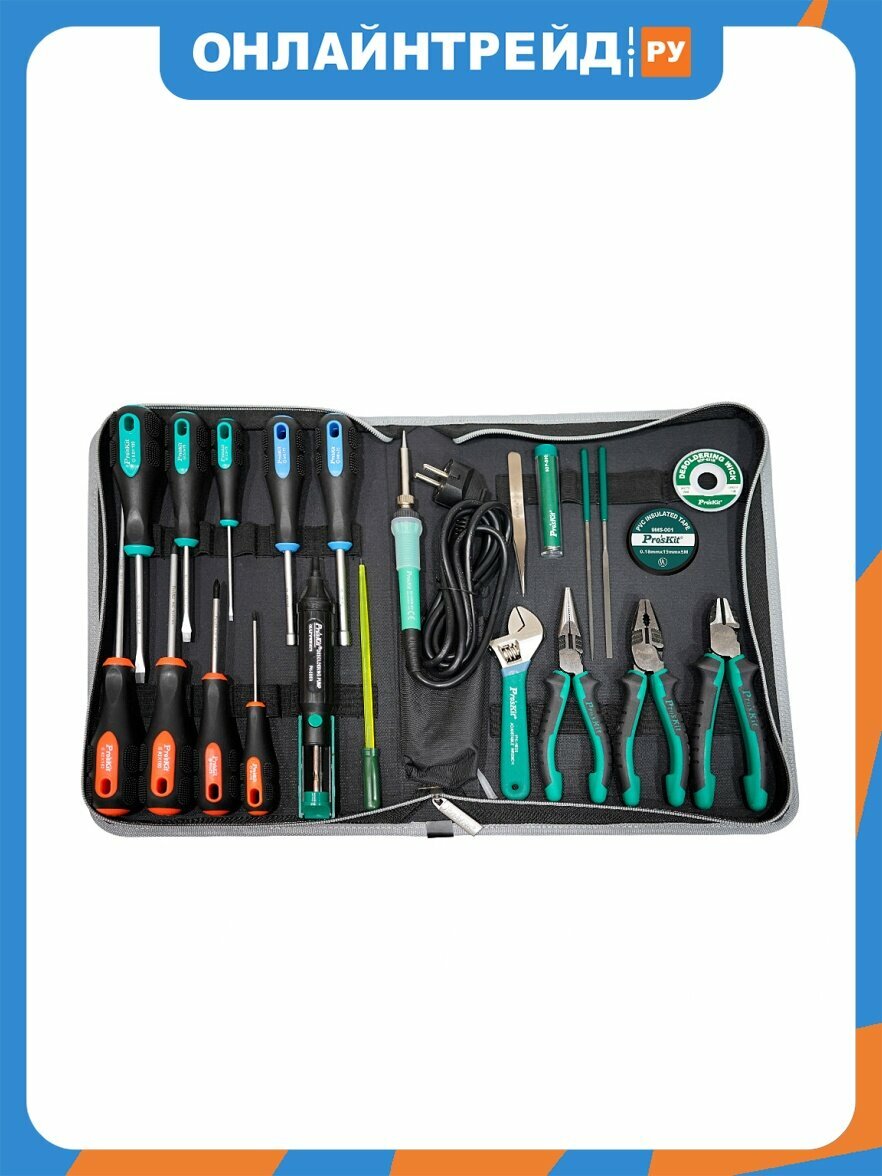 Набор инструментов для электроники Pro'skit базовый PK-813B С00040176