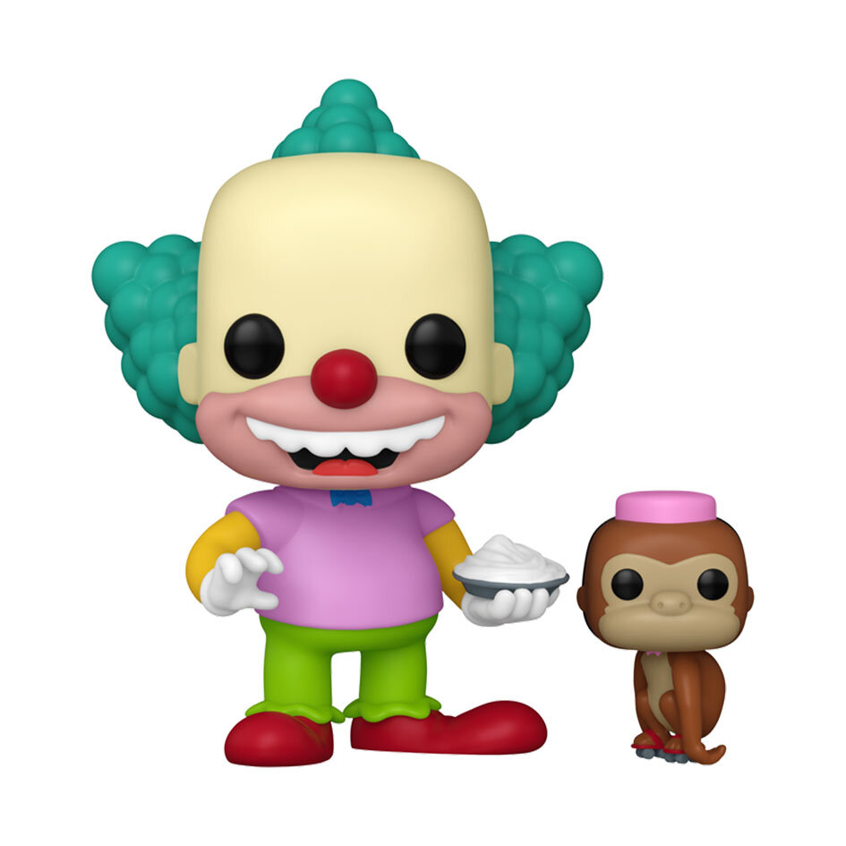 Фигурки унисекс Funko The Simpsons Клоун Красти и Мистер Тини, Joker Kusi and Mr. Tini