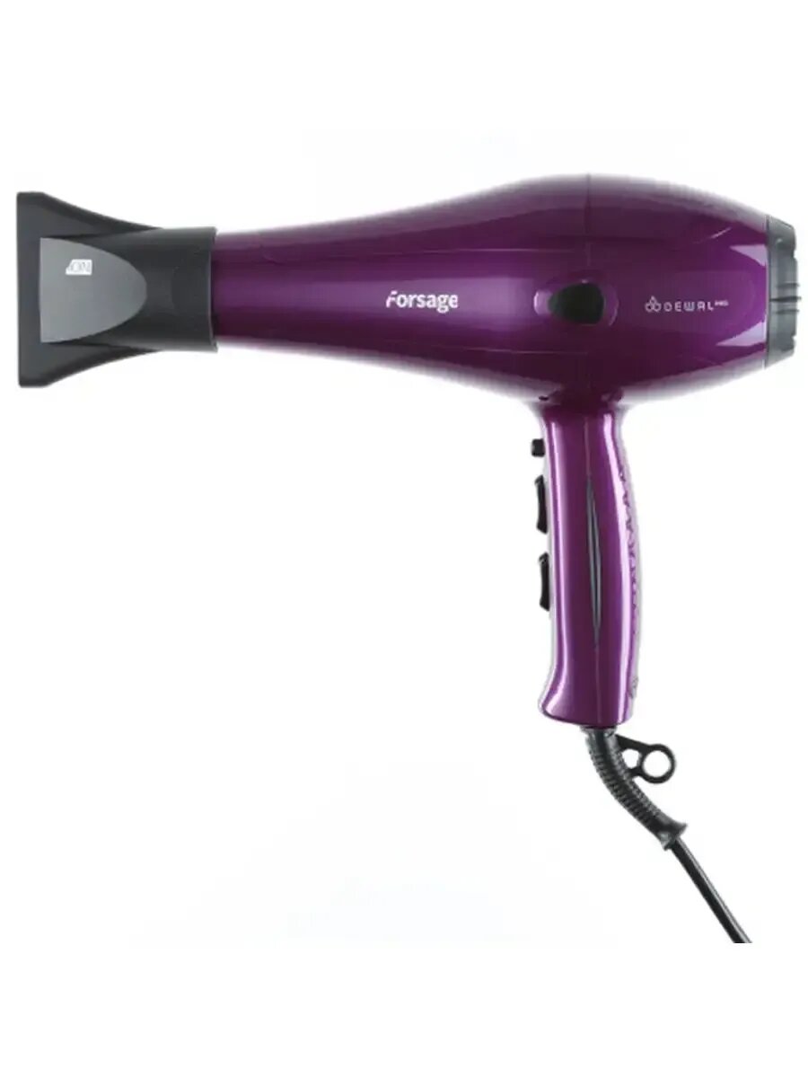Фен DEWAL, Forsage,2200Вт, ион,2 насадки