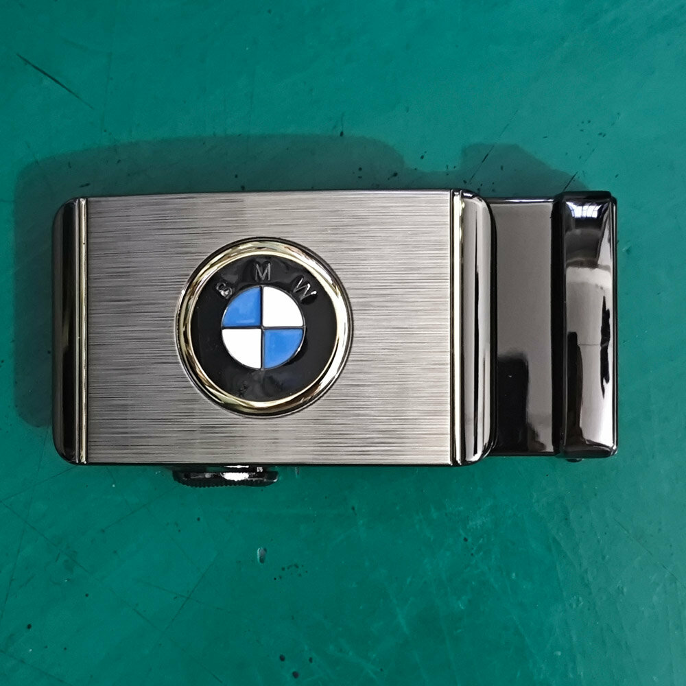 Пряжка для ремня автоматическая 35 мм с логотип автомобиля "BMW" бляха для ремня мужская