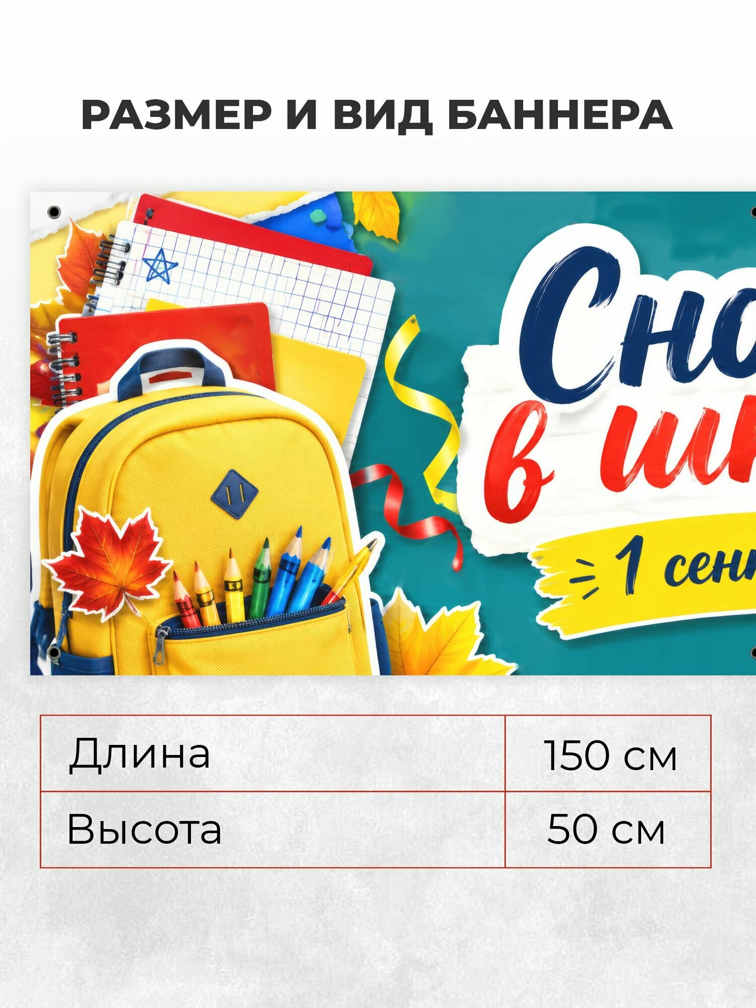 Баннер 1 сентября — фото 1