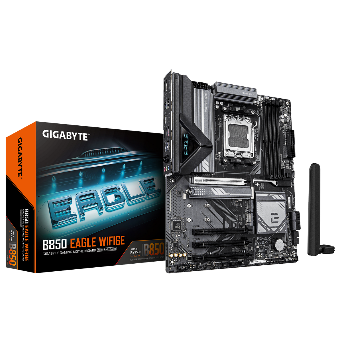 Материнская плата Gigabyte B850 EAGLE WIFI6E, AM5, AMD B850, ATX, RTL (B850 EAGLE WIFI6E)
