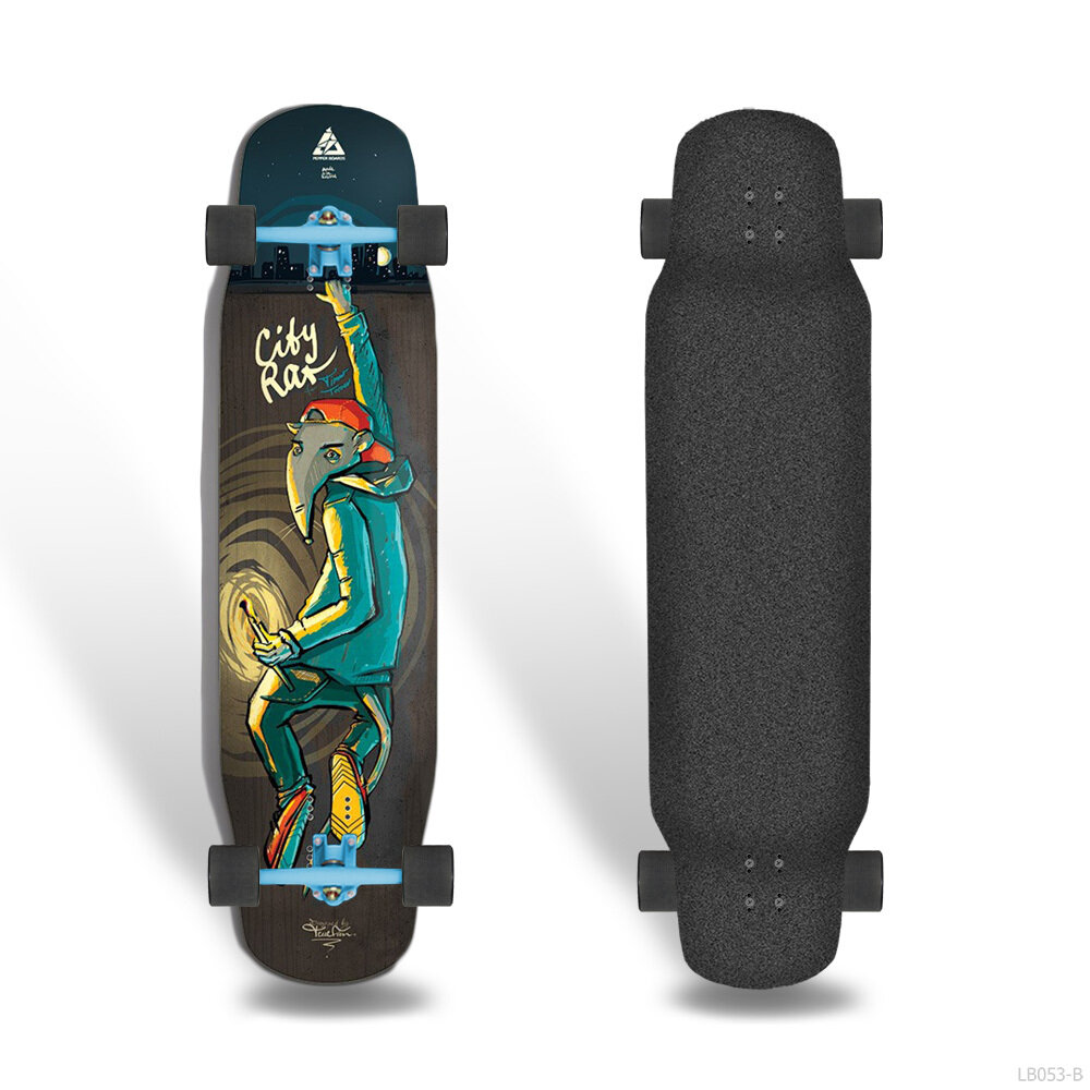 Комплект лонгборд Pepper Boards City Rat 38/96см