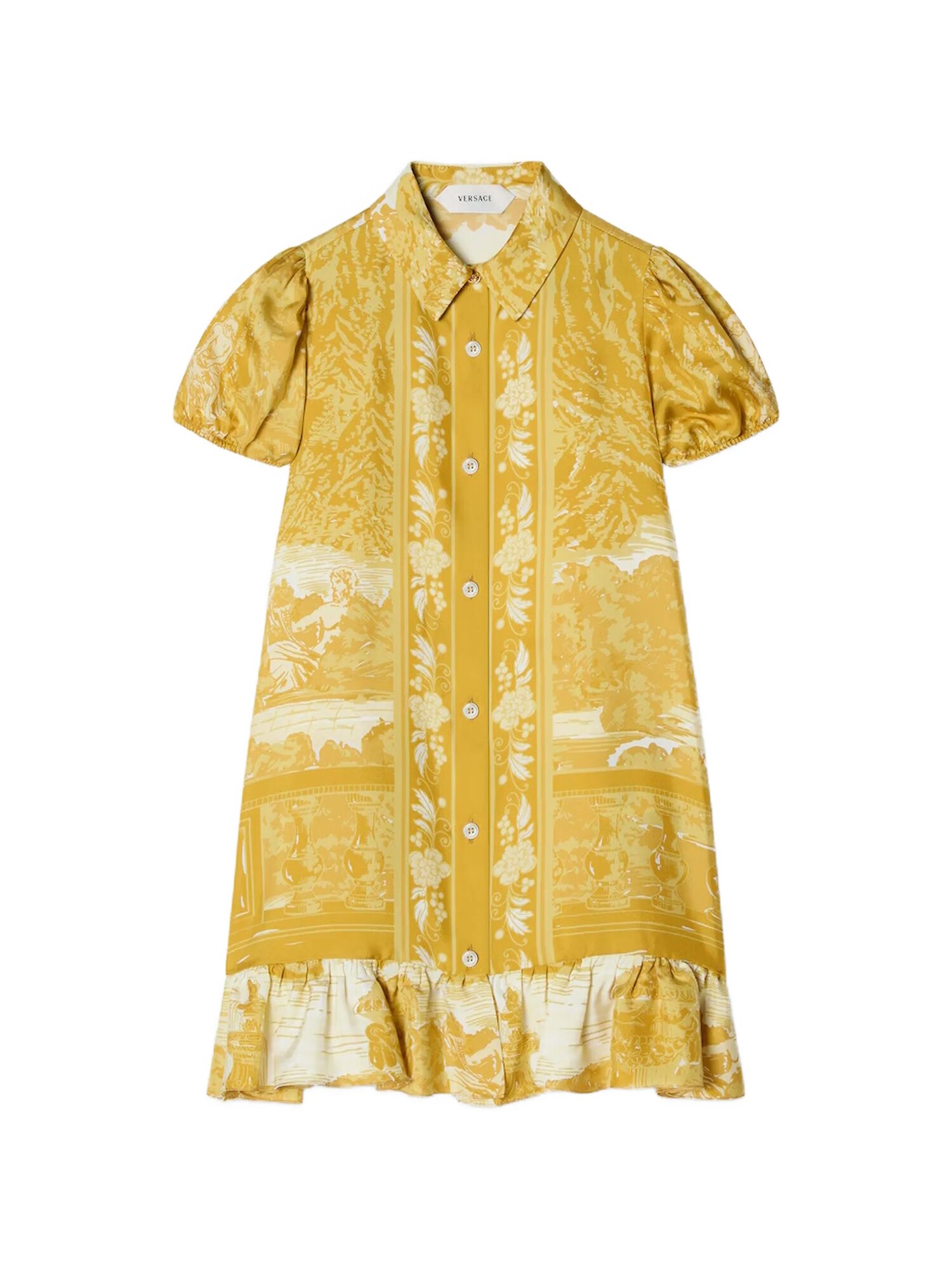 Платье The Grotto-print silk-twill dress