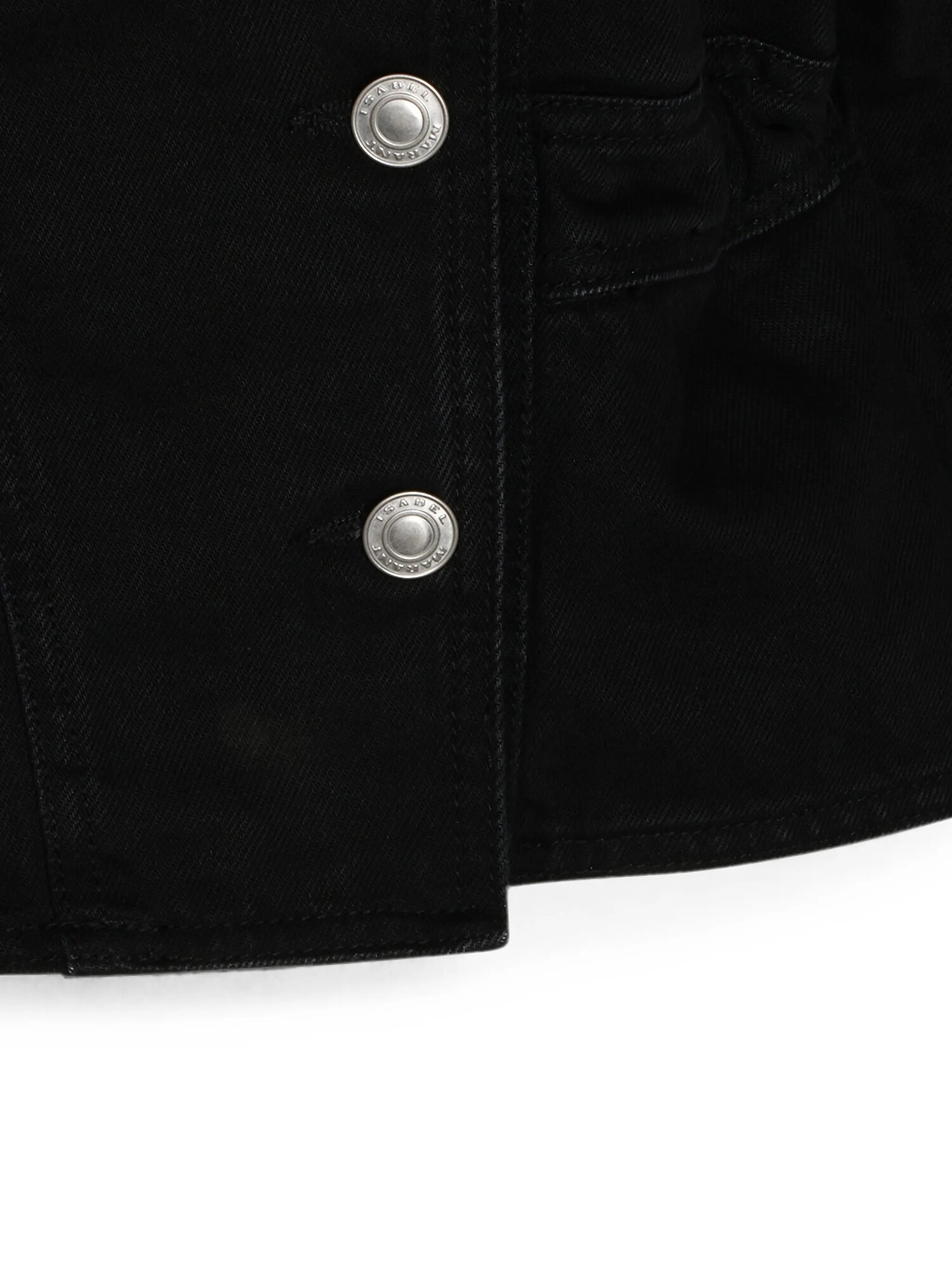 Куртка Isabel Marant Asymmetric-fastening denim jacket, размер 36 — фото 1
