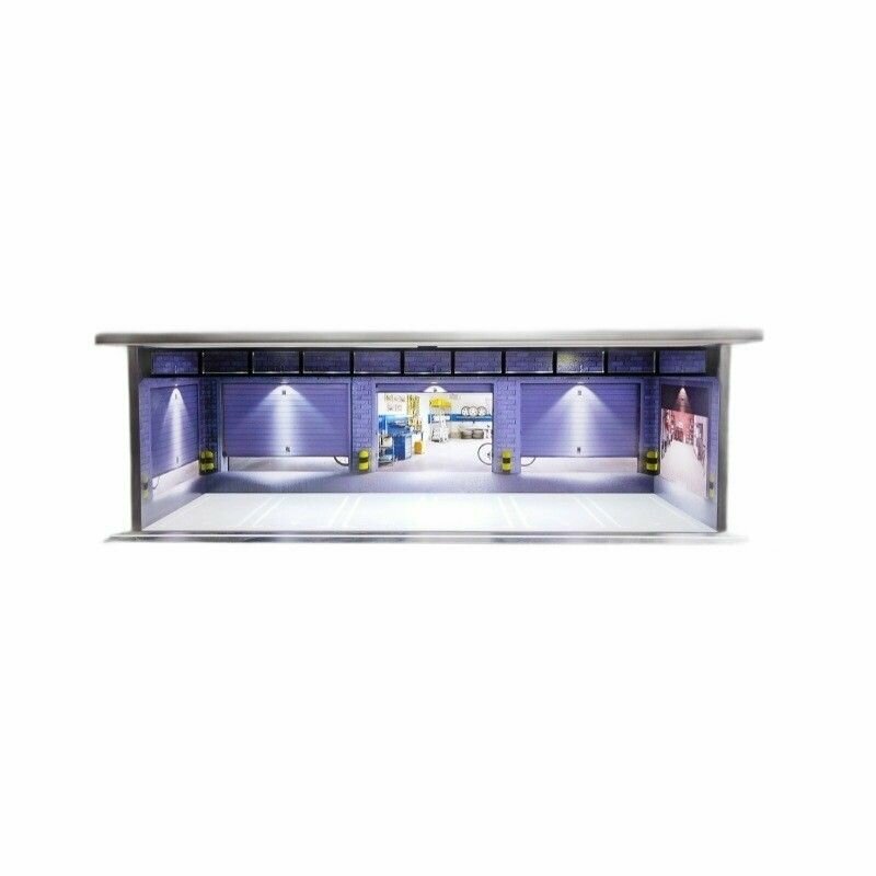Car Bay Гараж для машинок 1:64. ручная работа (Без модели автомобиля). Игрушечный гараж для моделек. Подарок мальчику