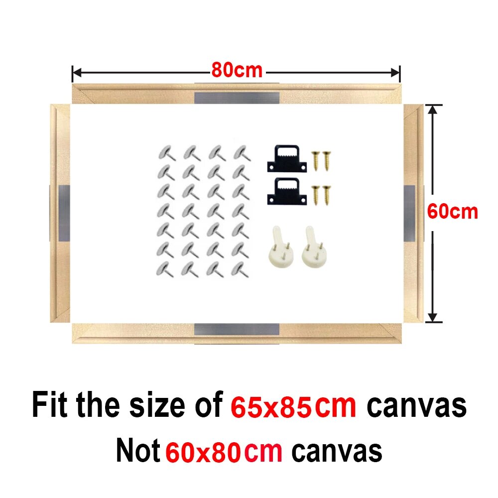 Деревянная рама Little PP 60x80 см для холста