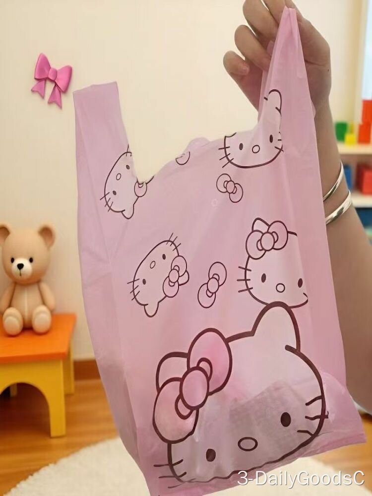 Пакет воздушно-пузырьковый Hello Kitty розовый с图案 для подарков, упаковки, для дома