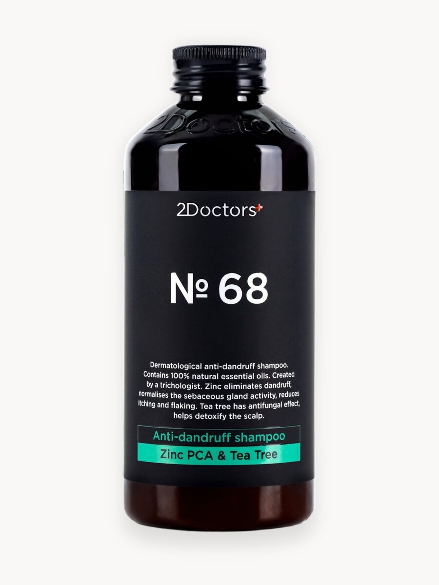 Шампунь от перхоти и зуда с Цинком №68 для всех типов волос, 250 мл