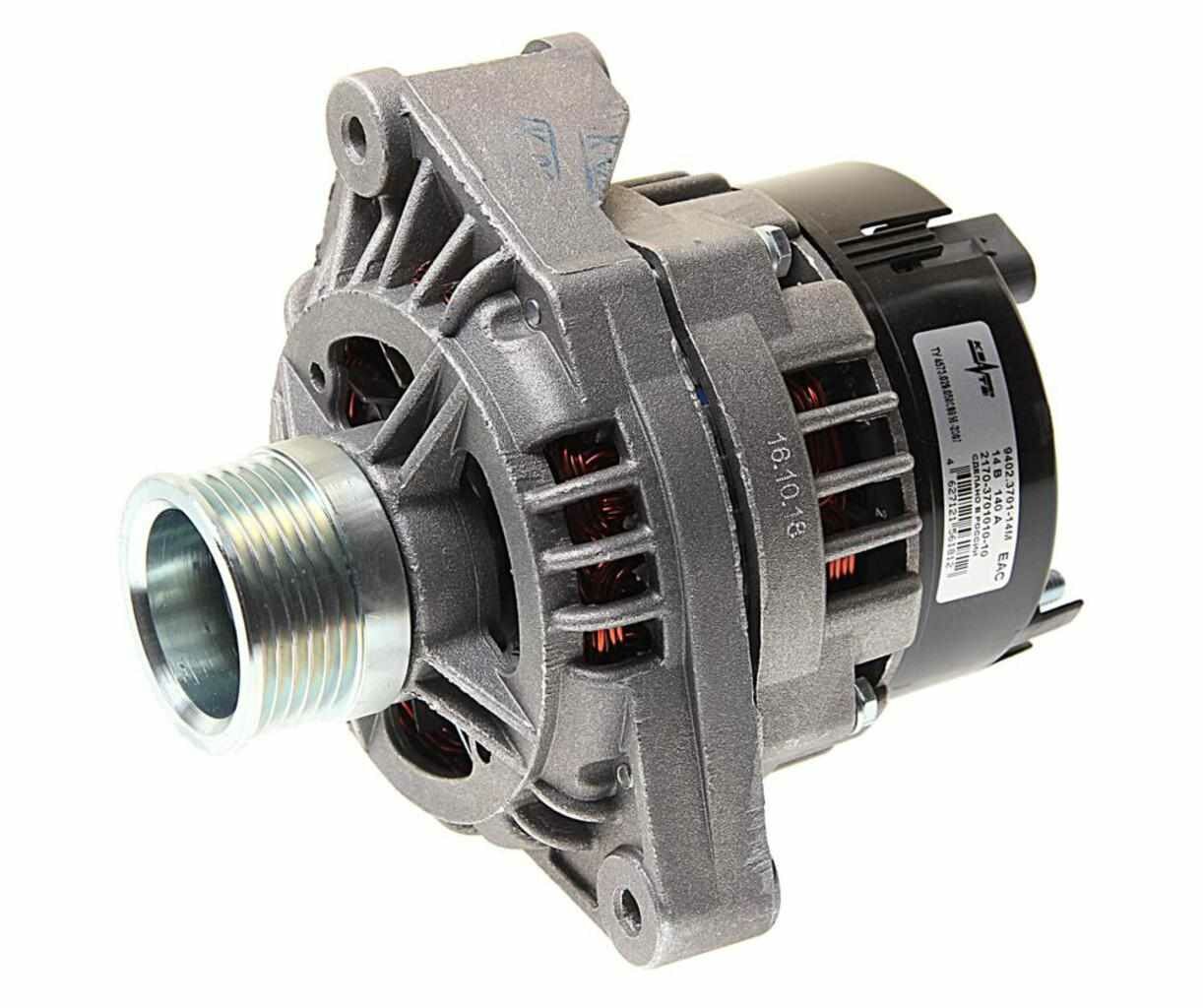 Генератор ВАЗ-1118,1119,2112,2170,2190 14В 140А (ЗиТ), 9402.3701000-14М, Завод имени А. М. Тарасова