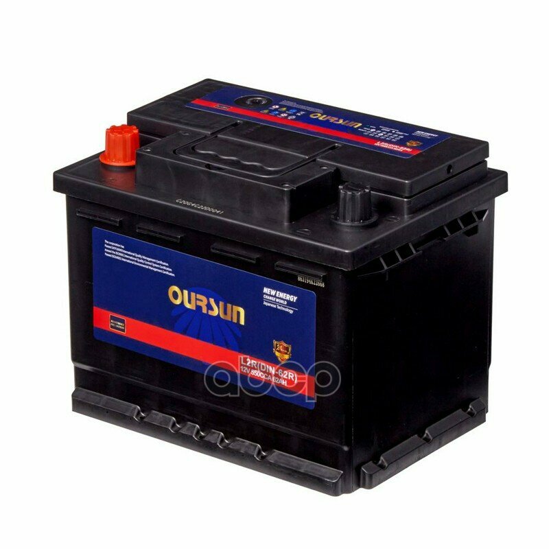 Аккумулятор OURSUN DIN L2R (DIN-62R) OURSUN арт. L2RDIN62R