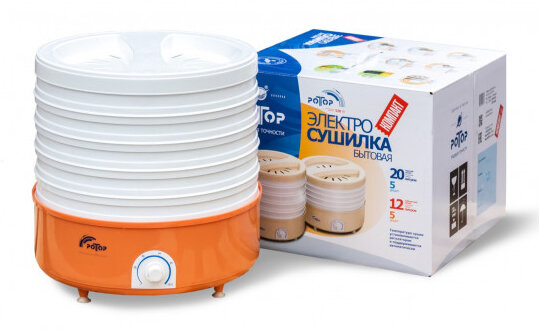 Сушилка для овощей ротор СШ-002-012 5 складыв. реш (цвет. упаковка)