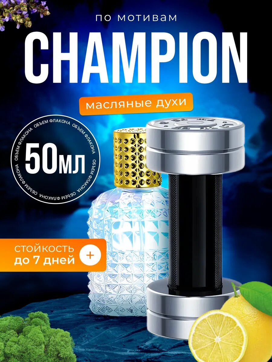 Духи масляные по мотивам Champion, Давидофф Чемпион мужские стойкие