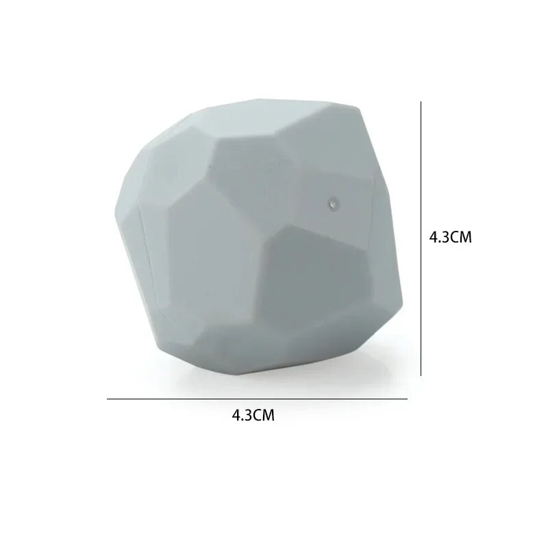 Большие строительные блоки DZQ серии растений Серый, Round Stone