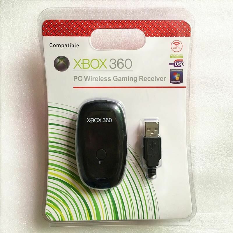 Беспроводной Wi-Fi Адаптер / Ресивер для подключения геймпада xbox 360 к Компьютеру PC wireless gaming receiver USB-приемник 2.0