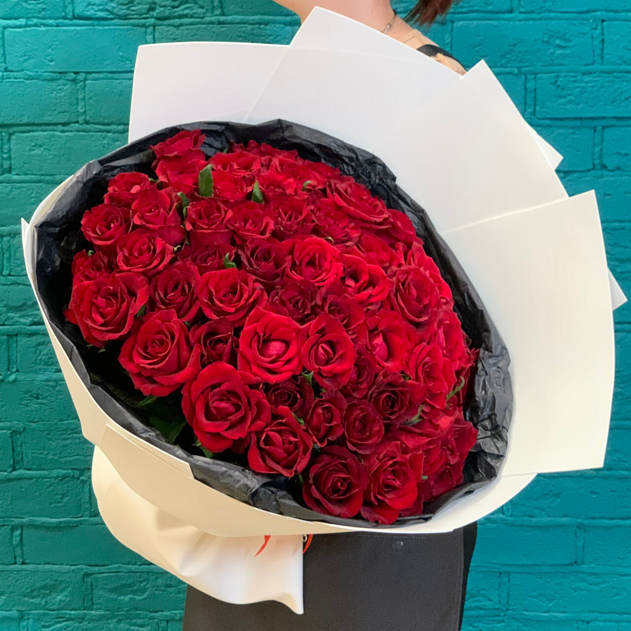 Букет из 51 красной розы