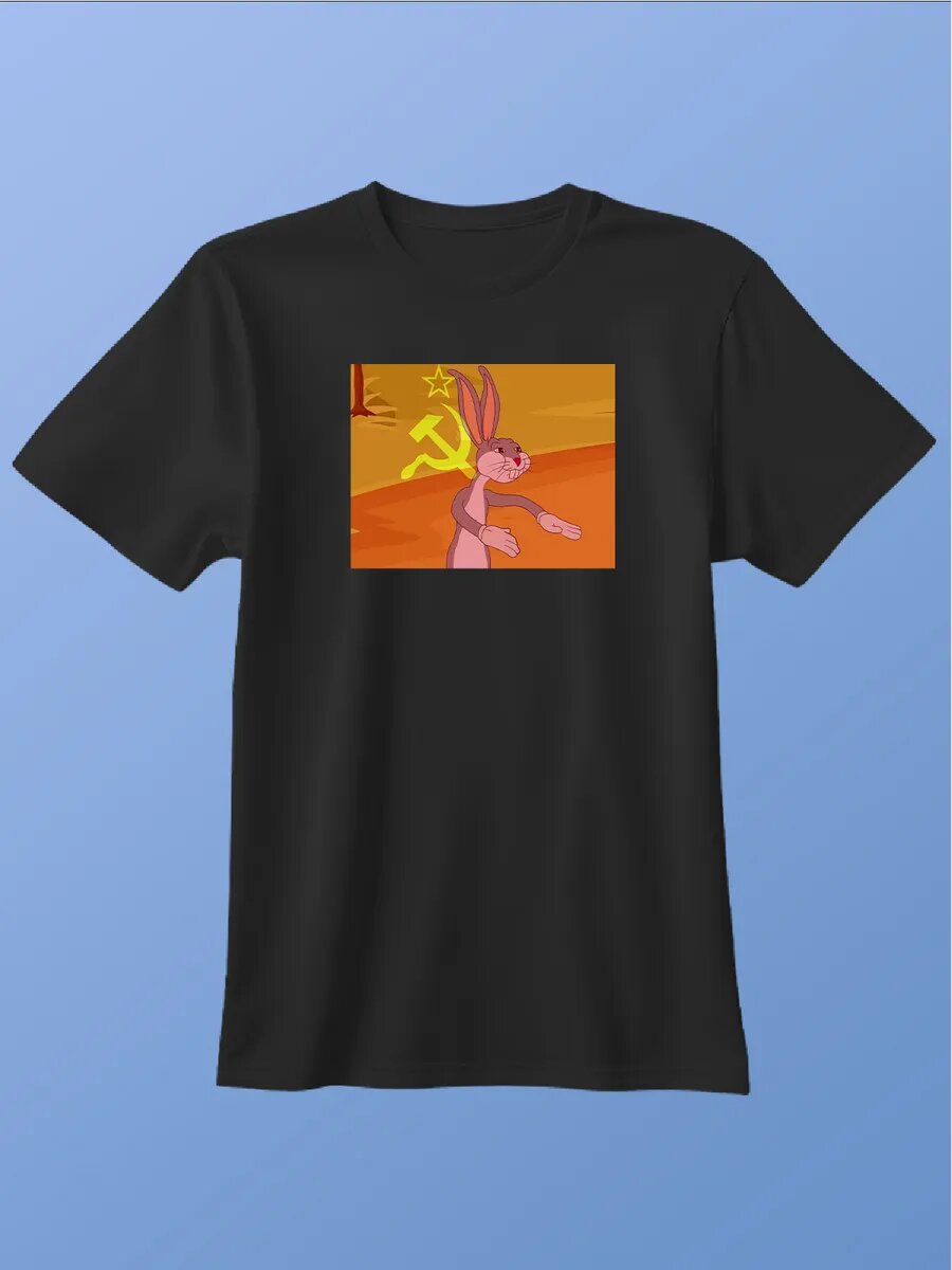 Футболка багз банни коммунист