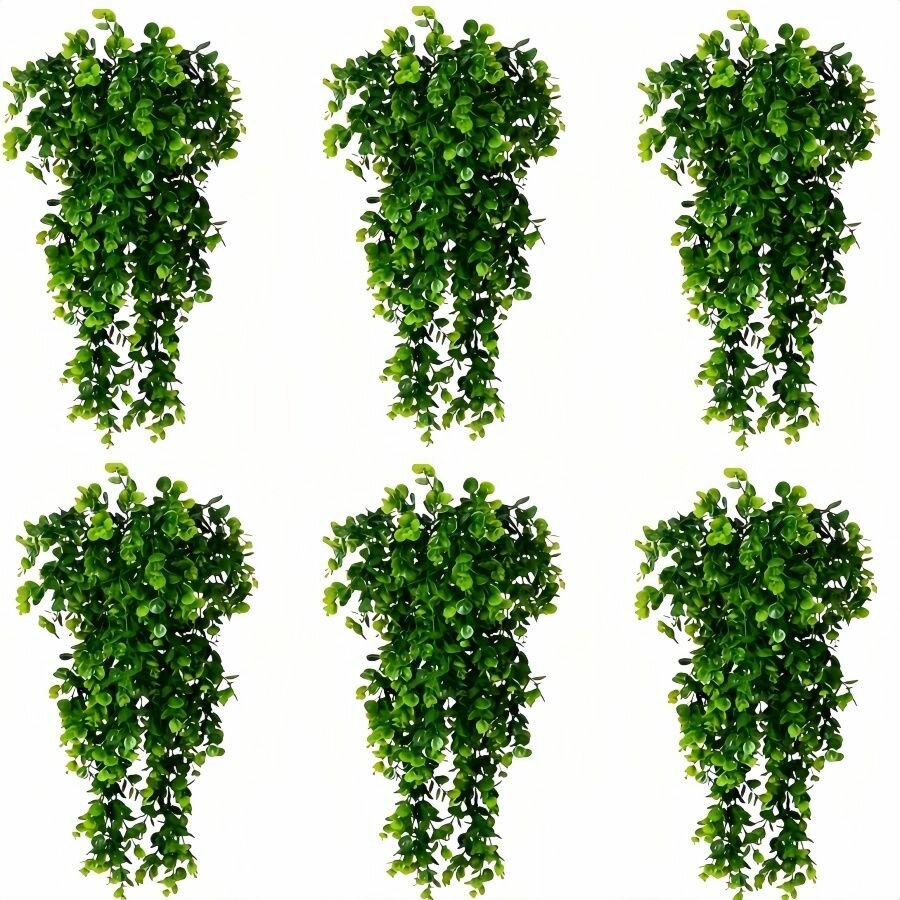 Искусственная зелёная лоза для декора стен и свадеб — 4 ветки с листьями, украшение балкона, сада и интерьера дома