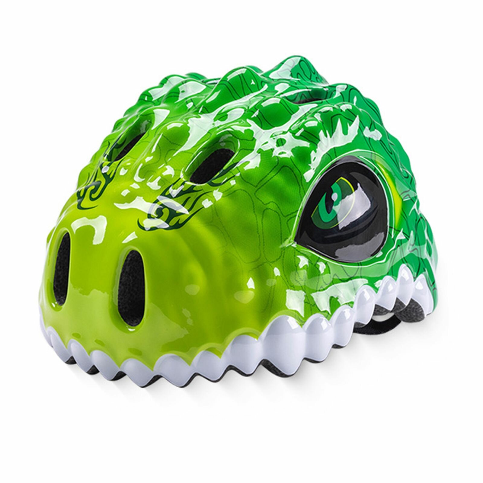 Регулируемый детский велосипедный шлем с динозаврами, дышащий шлем для катания на коньках для мальчиков и девочек, обеспечивающий безопасность