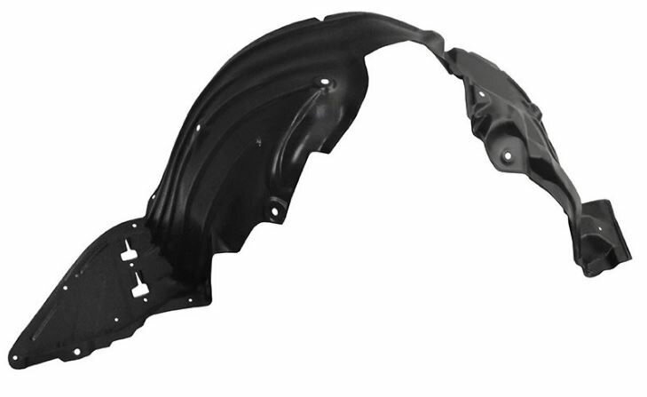 Подкрылок SAT b45a56130h, для Mazda 3, 13-, и Axela, 13-, правая, передняя, черный