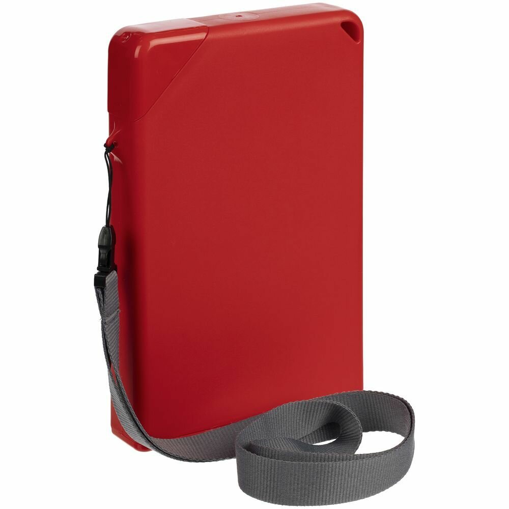 Плоская бутылка для воды Flacon красная