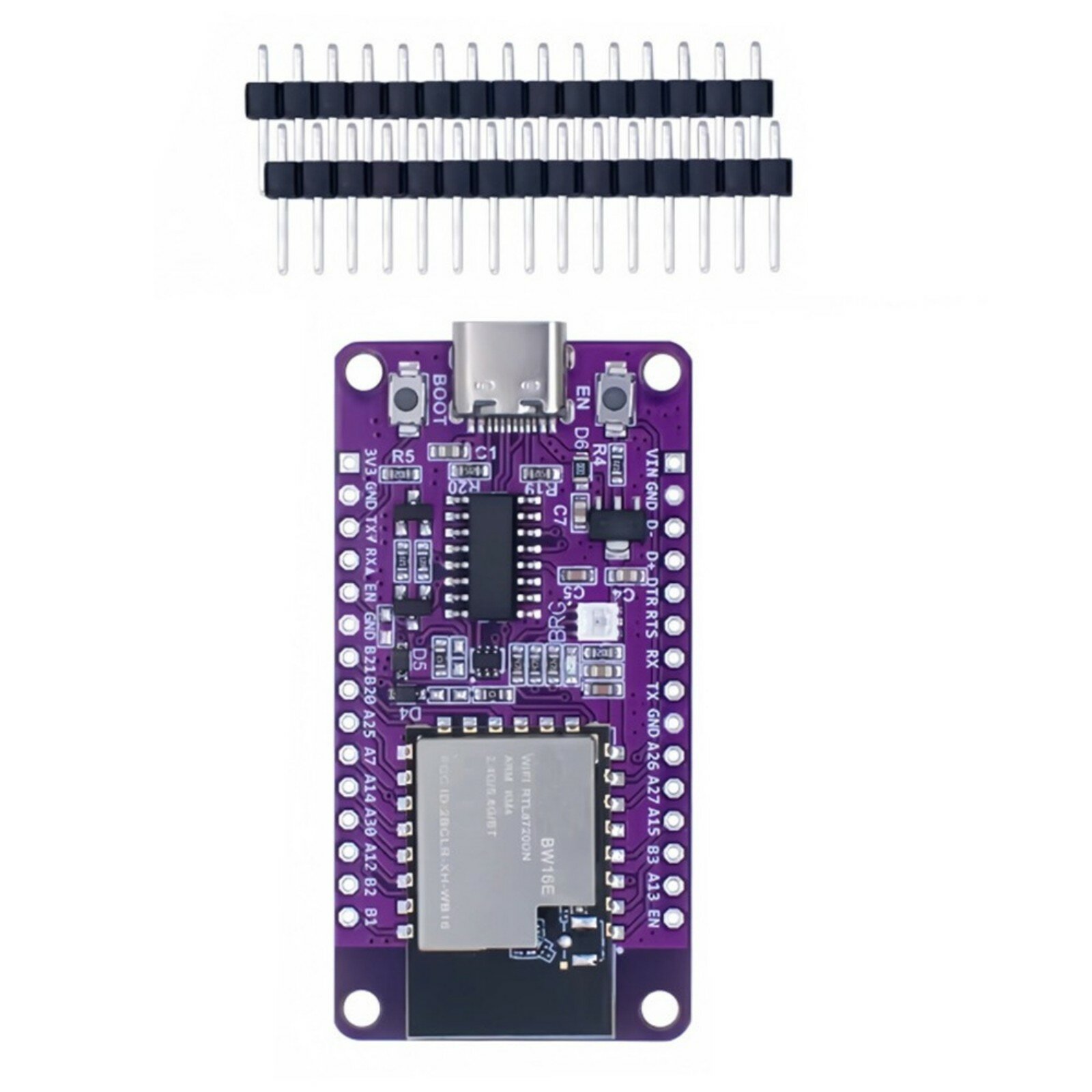 RTL8720DN Двухдиапазонный WiFi Bluetooth-совместимый модуль Платы разработки антенн