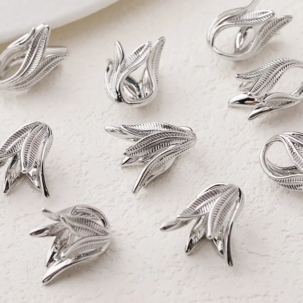 Подвески-талисманы QTOUYE, латунь, позолоченные 14 карат, 4 шт. platinum