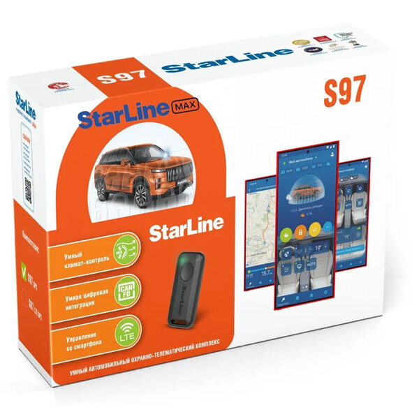 Автосигнализация StarLine CAN FD S97 GPS