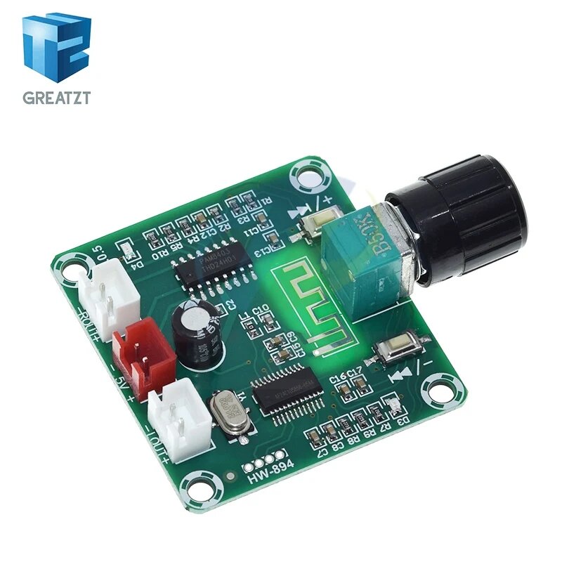 XH-A158 ультра прозрачная плата усилителя мощности Bluetooth 5,0 pam8403 маленькая мощность DIY плата усилителя беспроводного динамика 5 Вт * 2