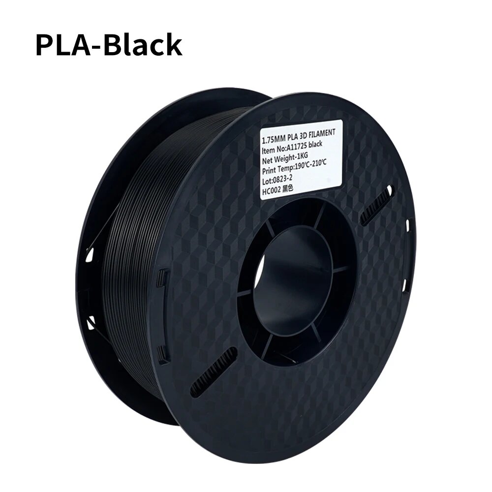 Kee Pang PLA нить для 3D принтера 1 кг 1,75 мм 1KG PLA Black