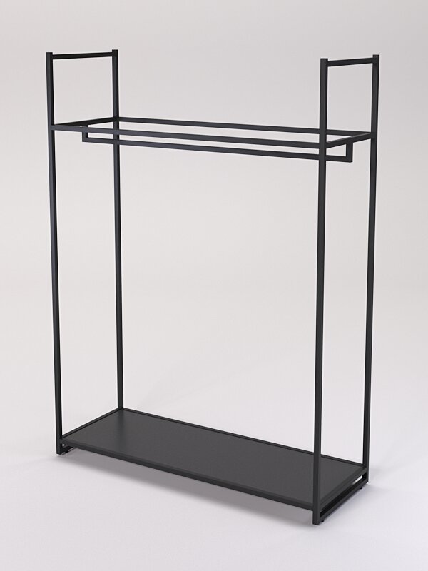 Стеллаж "Стронг" №97 в стиле лофт, Черный. Производитель товара - компания Westcom.