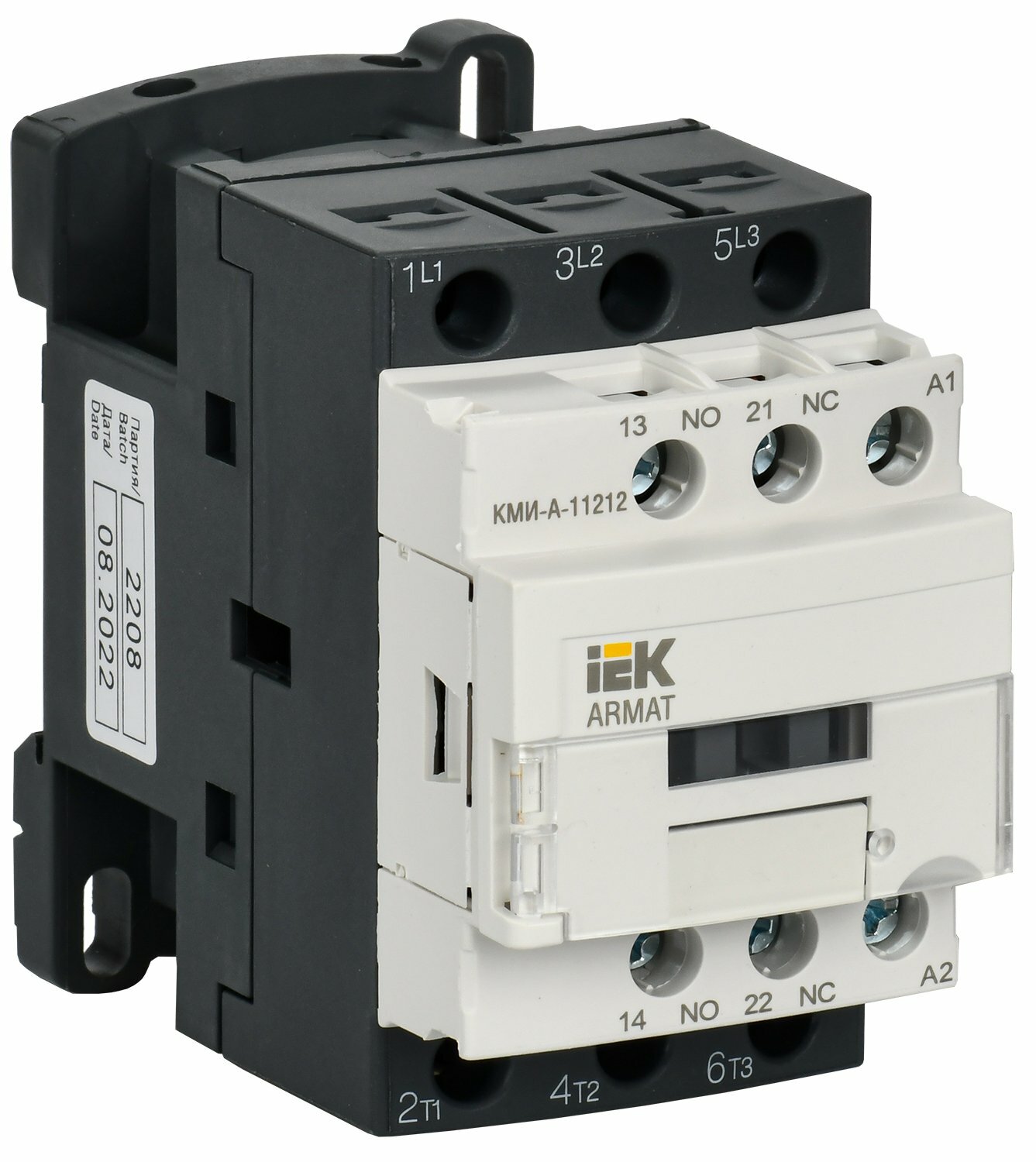 IEK ARMAT Контактор КМИ-А-11212 LC1D 12А 24В/АС3 1НО/1НЗ, AR-ACC-11-012-024-11