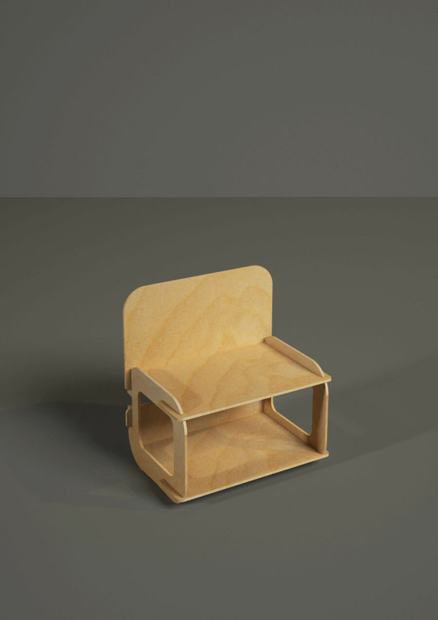 Горка-этажерка из фанеры "POSMA" ФФ №51. Производитель товара - компания Westcom.