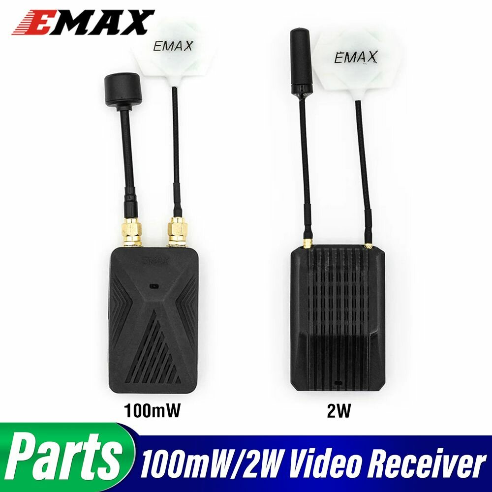 Видеоприемник EMAX 100 МВт 2 Вт VRX Приемники изображений дальнего действия поддерживают компьютер Android