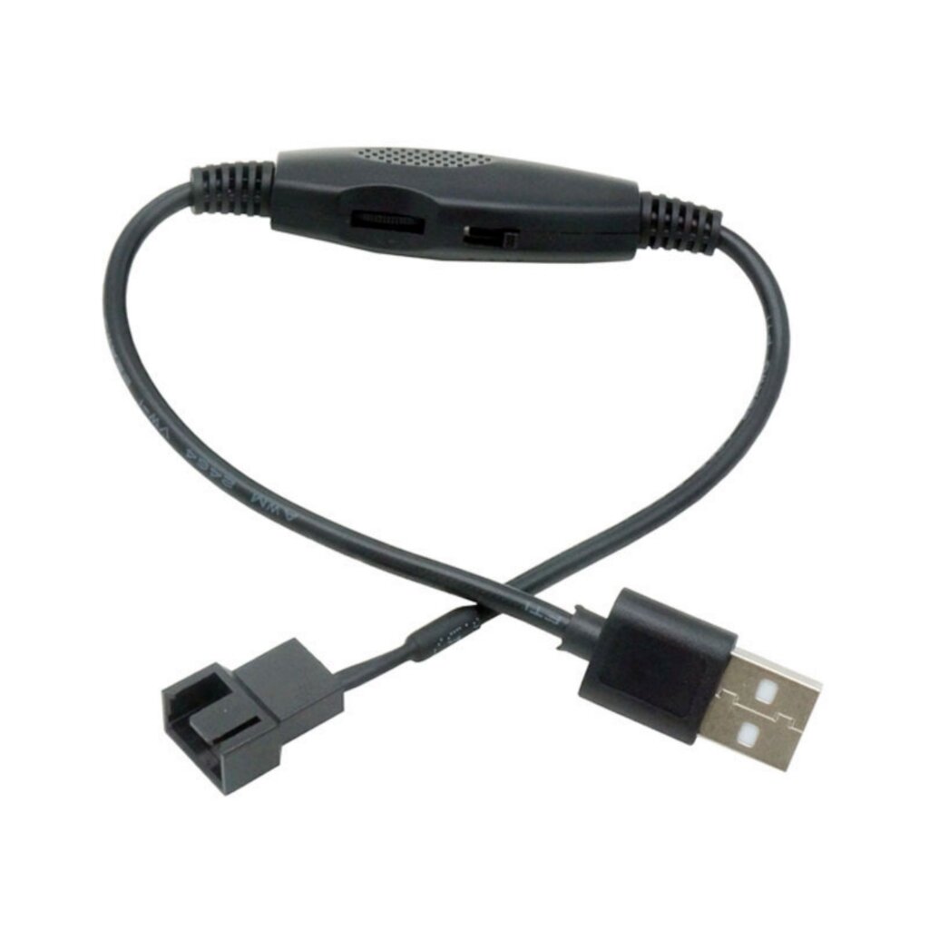 Кабель-адаптер вентилятора USB-4Pin от 5V до 12V boost для отладки с переключателем-4PIN