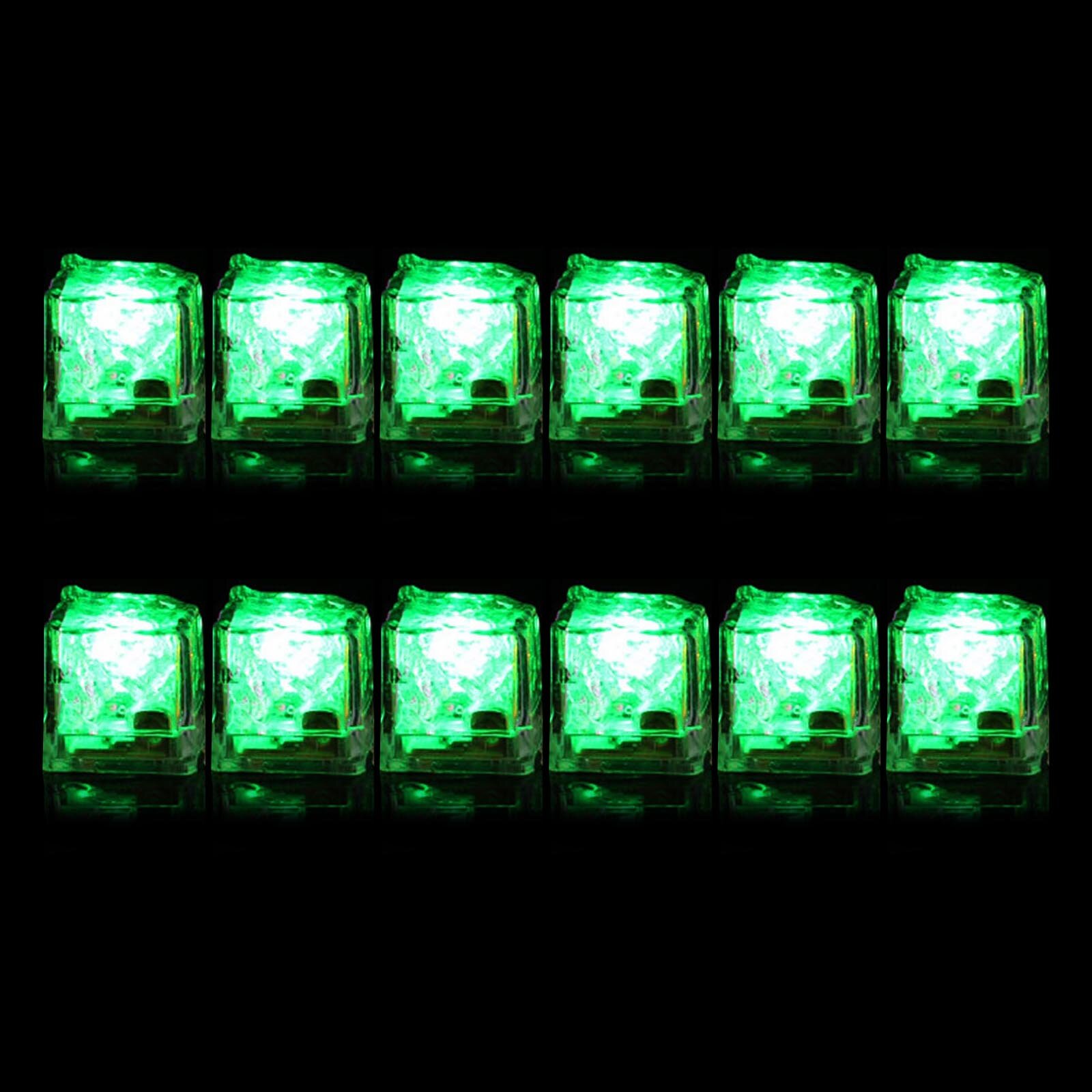 Ледяные кубики для напитков с 7 разноцветными LED подсветкой, водонепроницаемые, для вечеринок, погружаемые