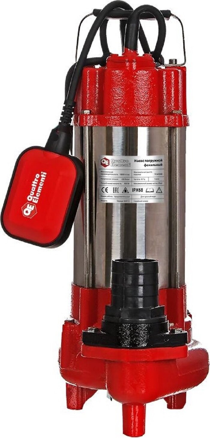 Насос фекальный QUATTRO ELEMENTI Sewage 500F Ci