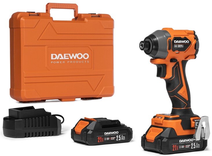 Винтоверт аккумуляторный DAEWOO DAX 3021Li SET