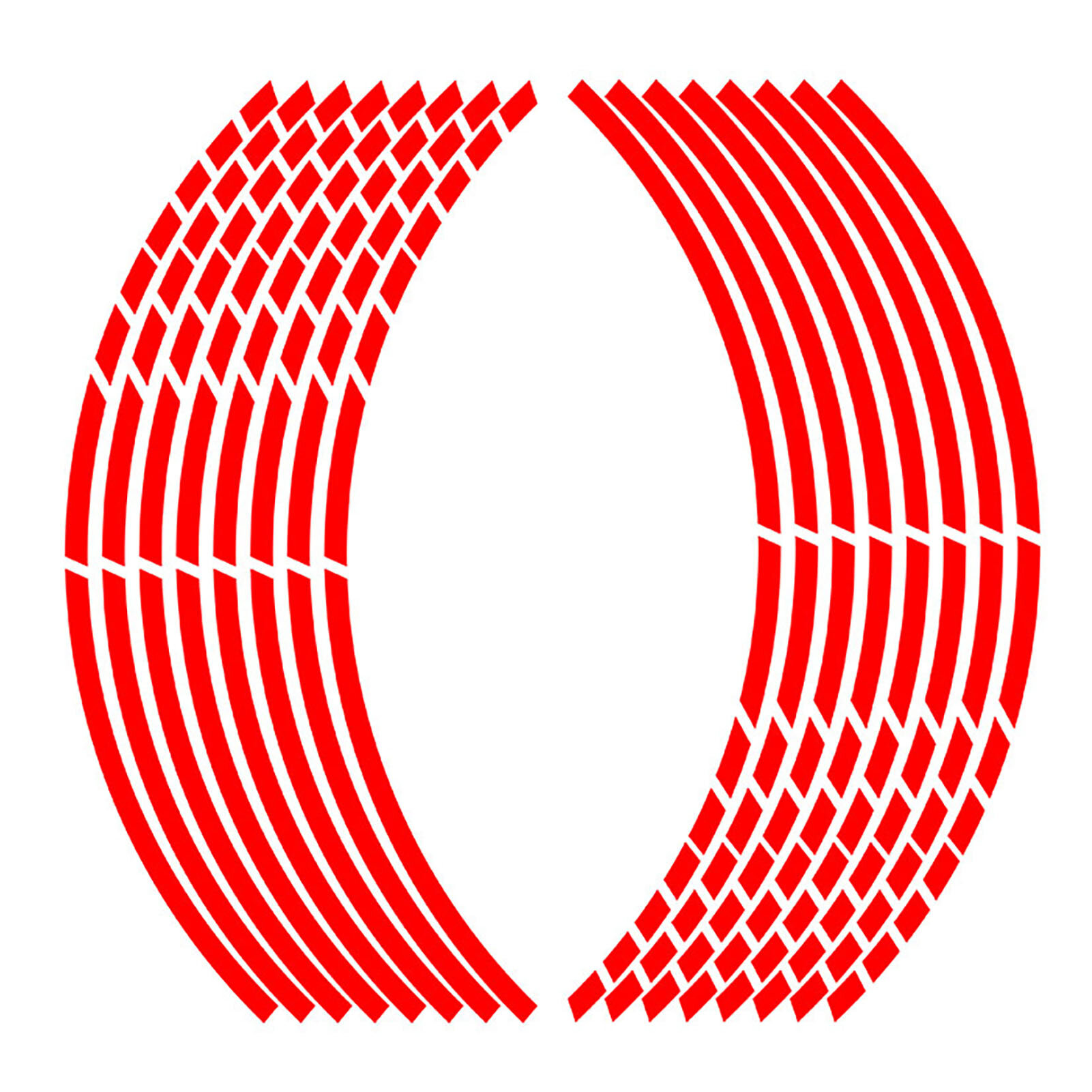 18 светоотражающих наклеек на автомобильные диски, универсальные для 18-дюймовых шин.