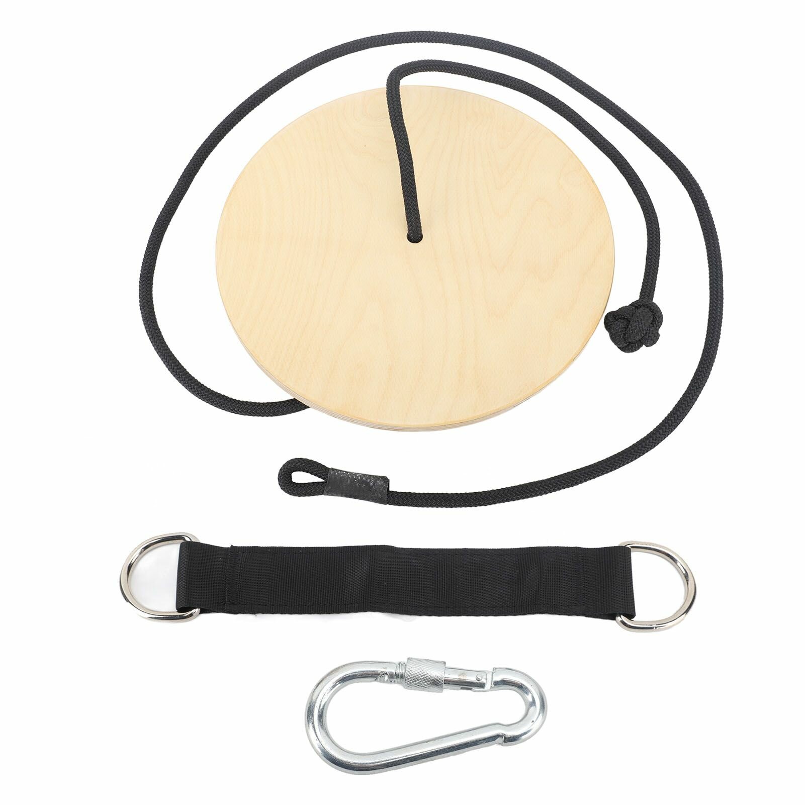 Деревянные качели с диском для дома и улицы