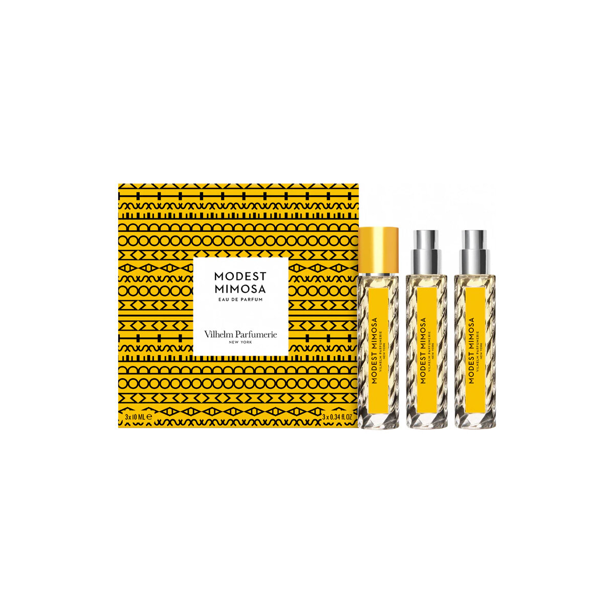 Набор Vilhelm Parfumerie "Modest Mimosa", 3 флакона по 10 мл, парфюмерная вода