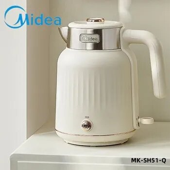Midea Электрический чайник Midea Электрический умный чайник; с функцией подогрева; MK-SH51-Q, бежевый